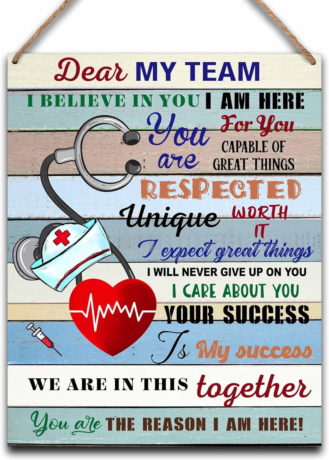 Wood Sign 8x10 Inch Inspirational Medical Assistant Gifts Nurse Gifts ...