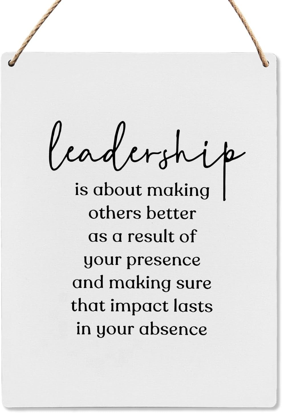 Wood Sign 8x10 Inch Inspirational Office Decor Office Motivational Wall ...