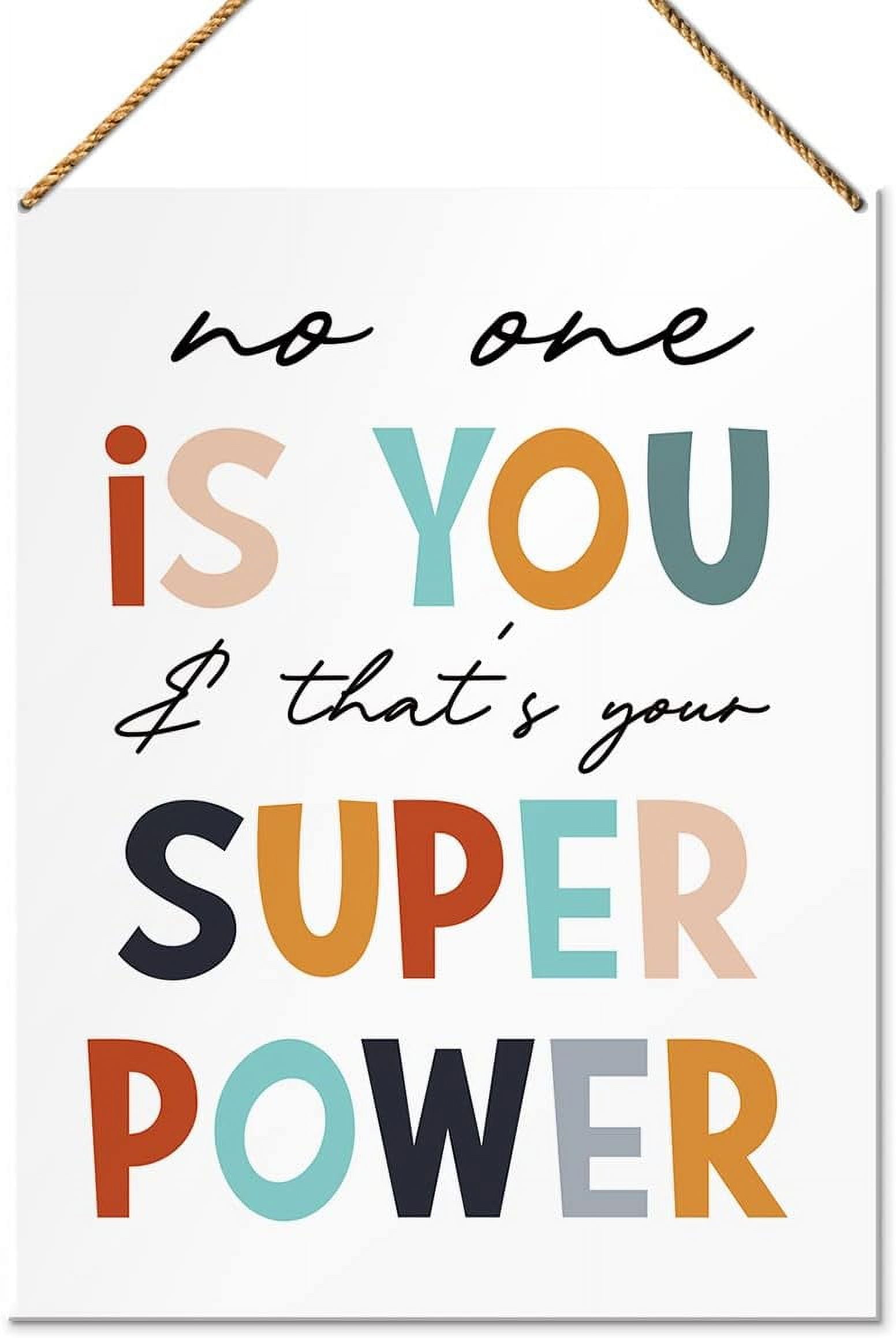 Wood Sign 8x10 Inch Nursery Wood Sign Decor No One Is You Nursery ...