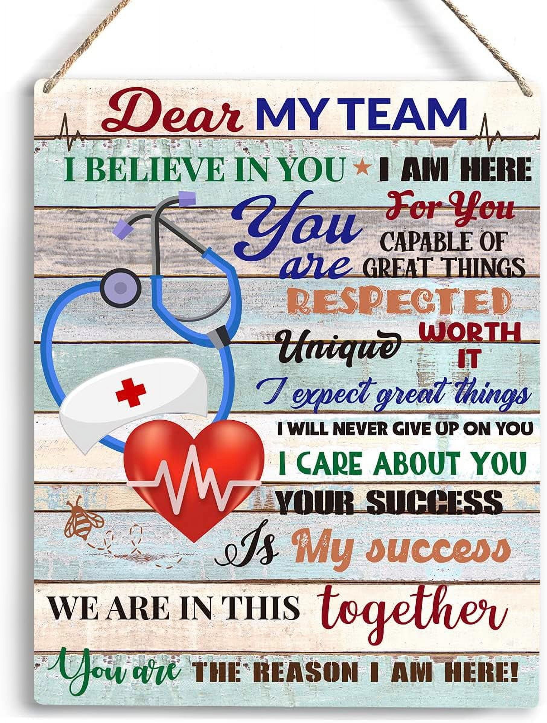 Wood Sign 8x10 Inch Office Decor For Work School Nurse Office ...