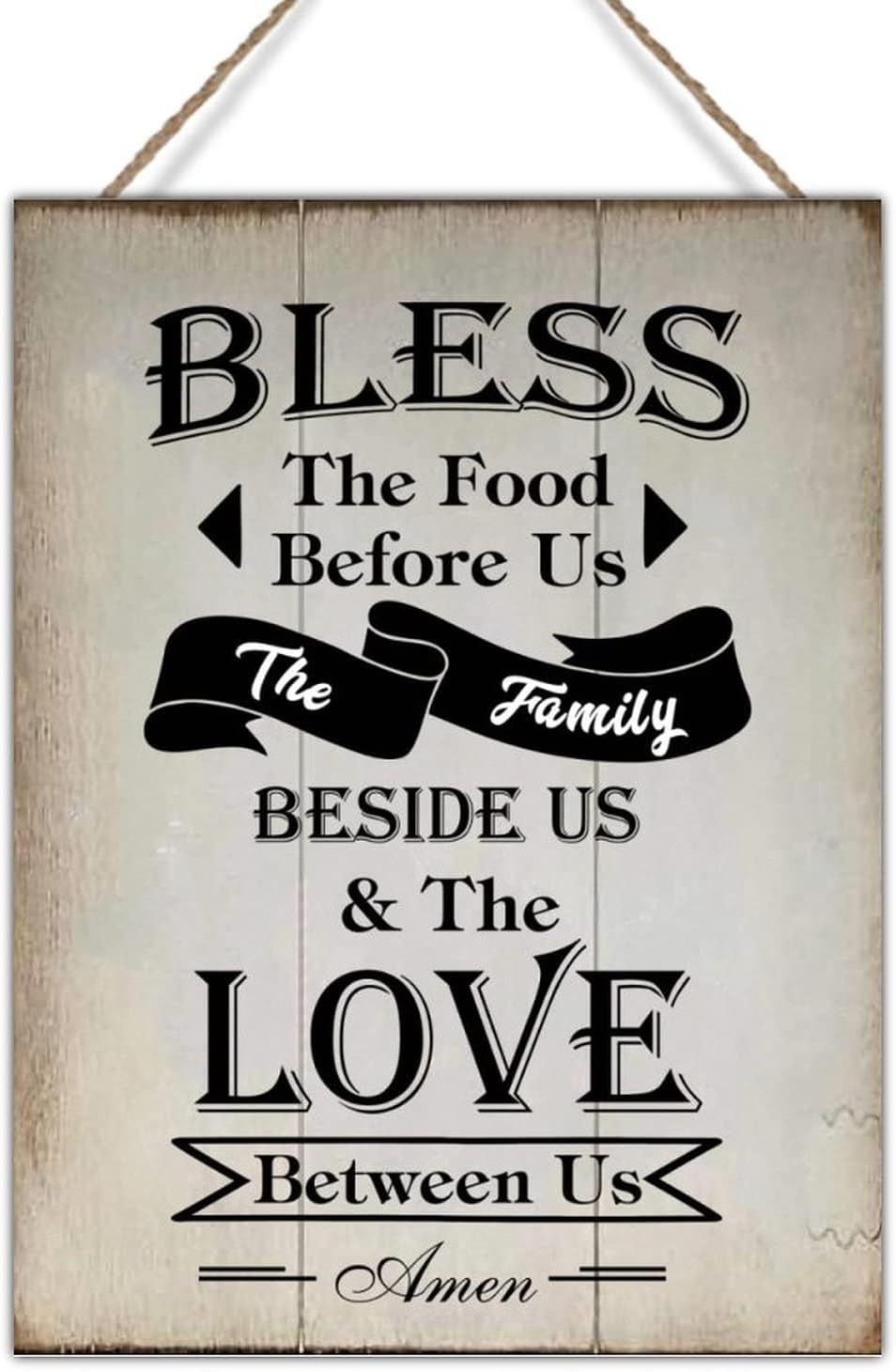 Wood Sign 8x10 Inch Rustic Sign Wood Decor Bible Verse Christian ...
