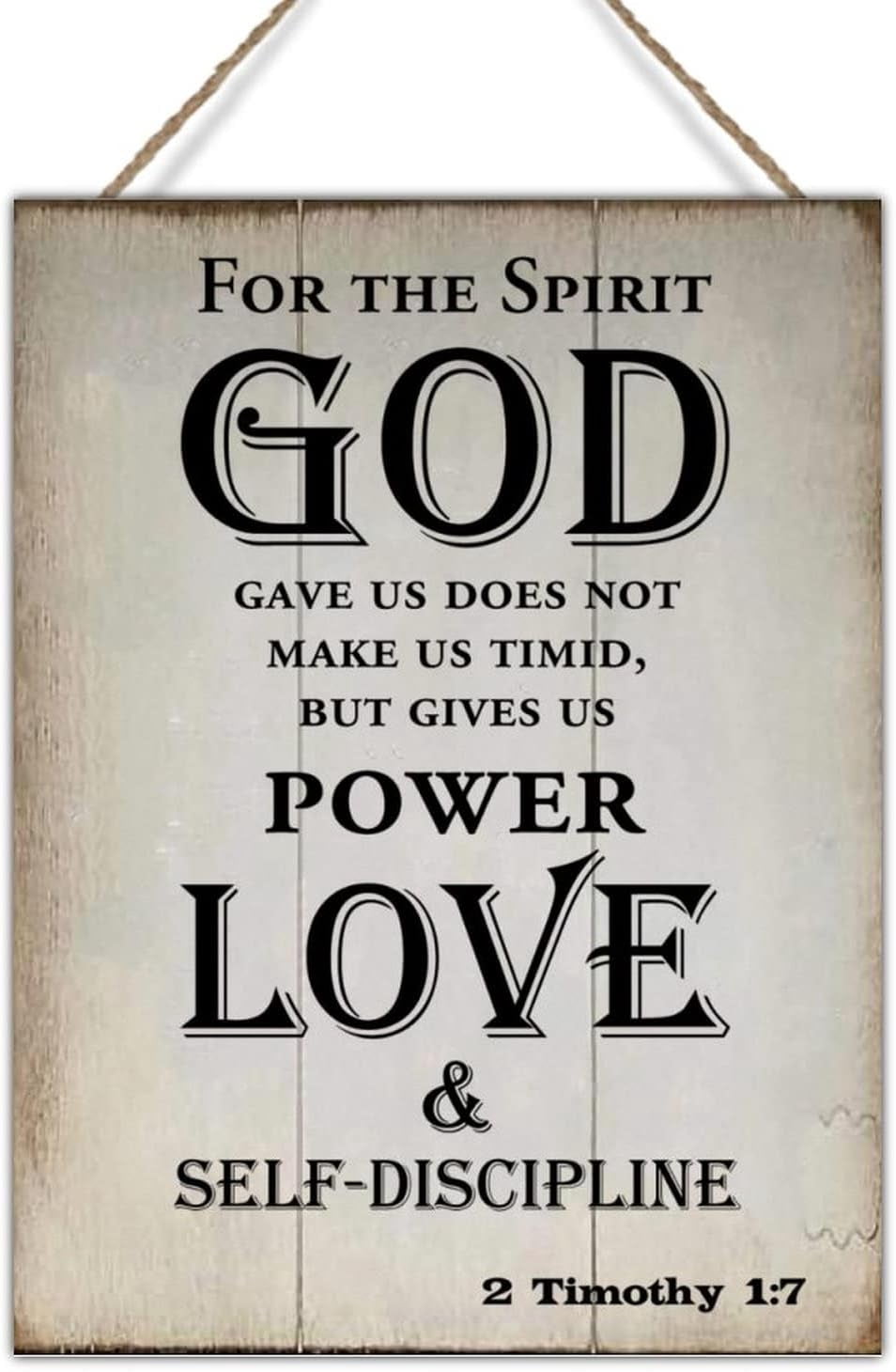 Wood Sign 8x10 Inch Rustic Sign Wood Decor Religious Jesus Motivational ...