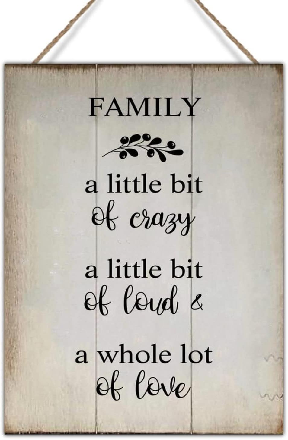 Wood Sign 8x10 Inch Rustic Wood Sign Plaque Motivational Quotes ...