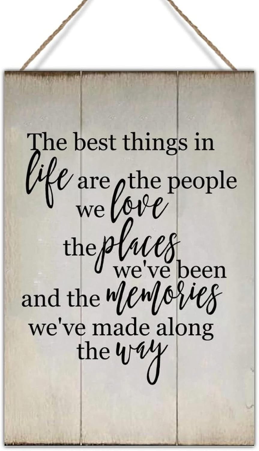 Wood Sign 8x10 Inch Rustic Wood Wall Plaque Inspirational Quote Bible ...