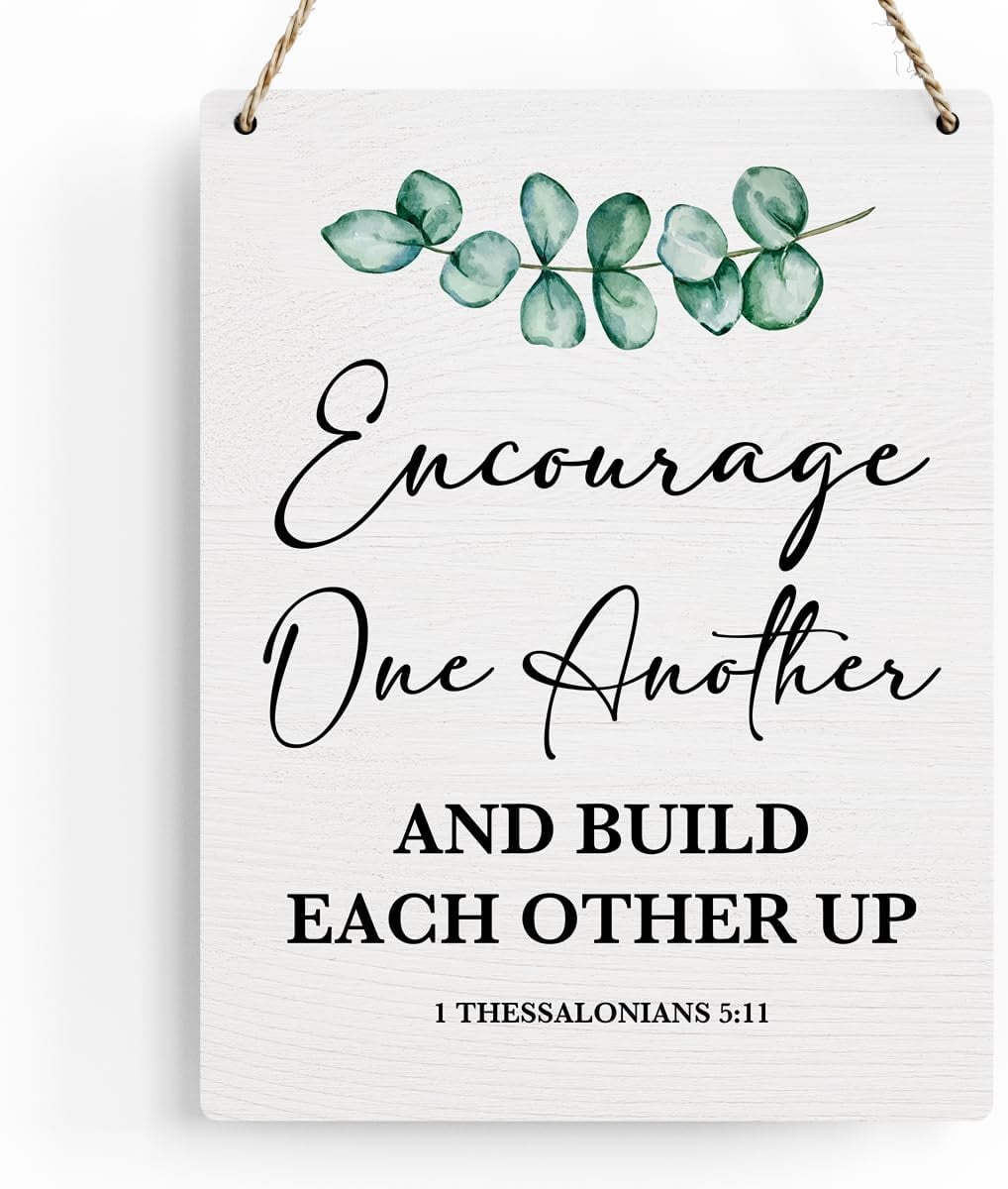 Wood Sign 8x10 Inch Scripture Wall Art Bible Verses 1 Thessalonians 511 ...