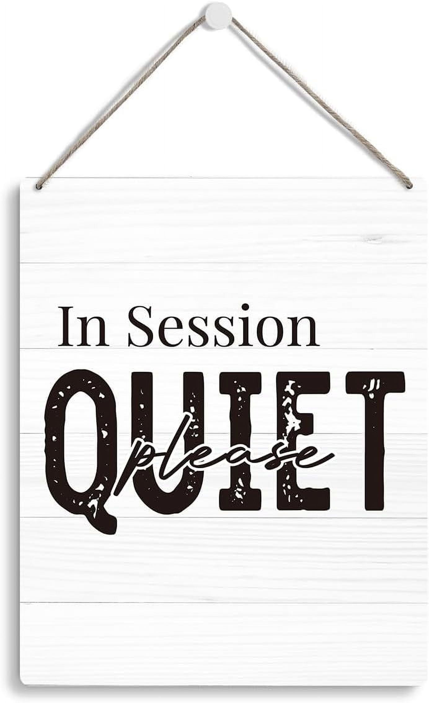 Wood Sign 8x10 Inch In Session Door Sign For Therapists In Session ...