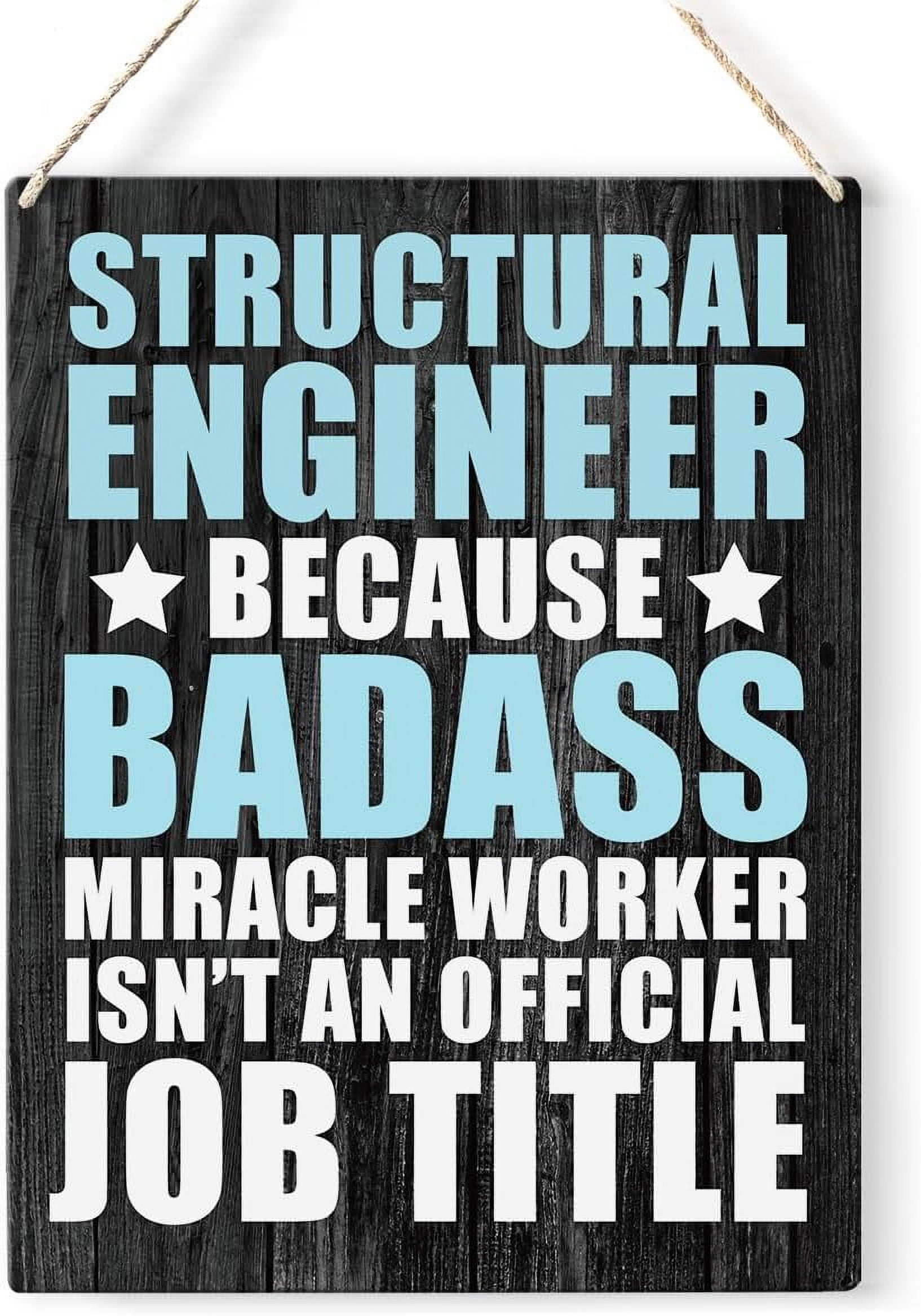 Wood Sign 8x10 Inch Structural Engineer Quote Wood Sign Structural ...