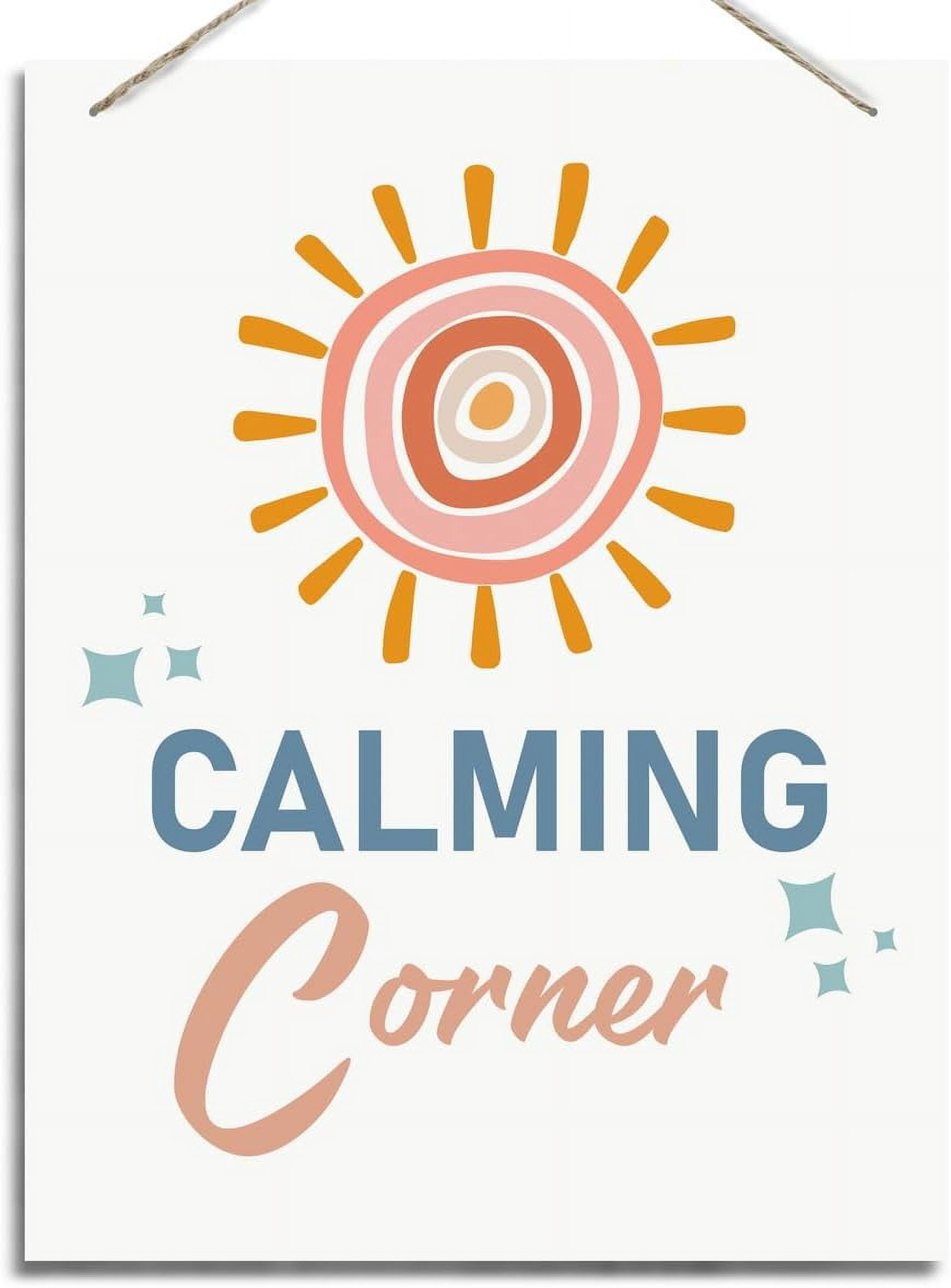 Wood Sign 8x10 Inch Therapy Office Decor Decorative Sign For Wall Calm ...