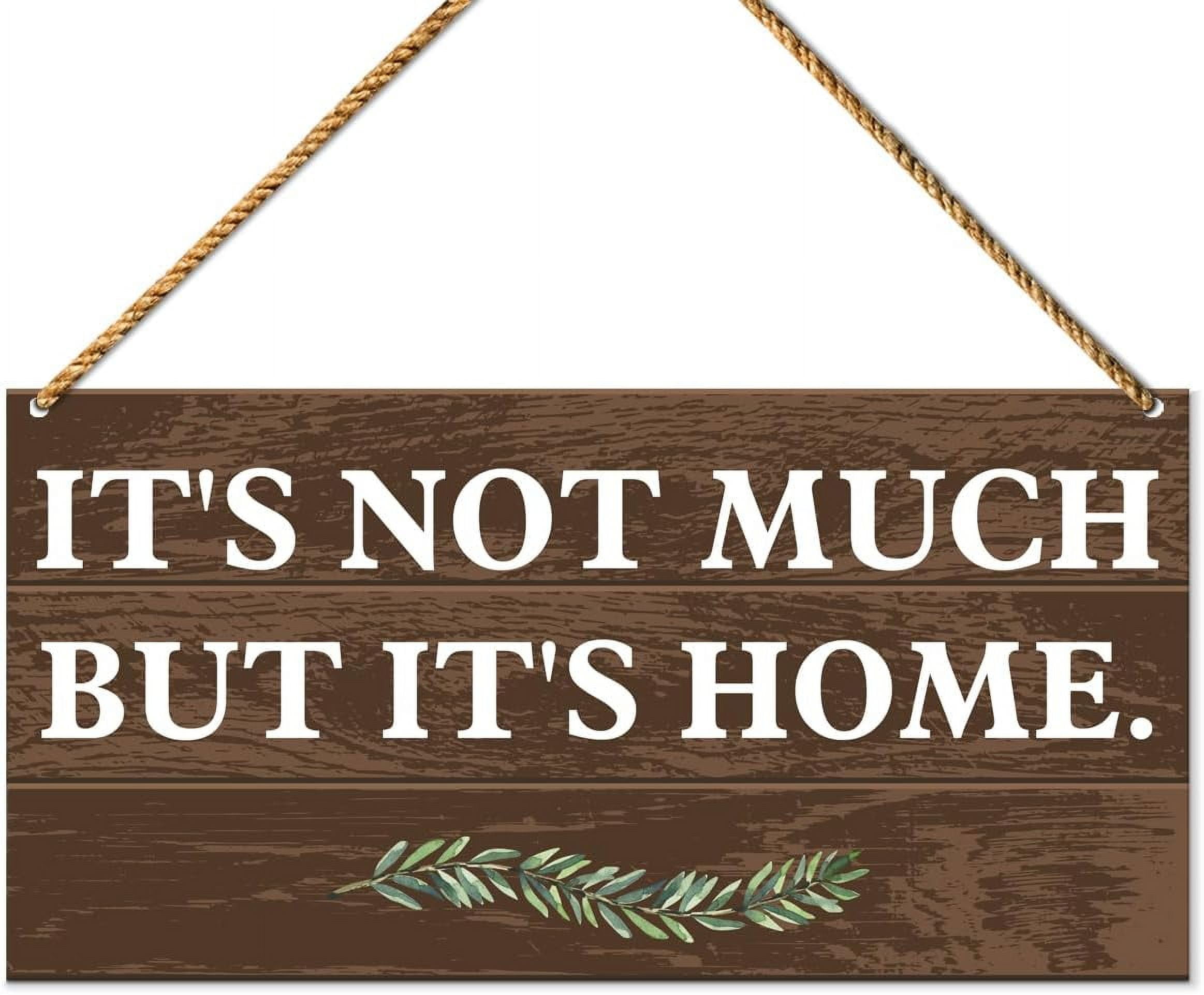 Wood Sign 5x10 Inch Welcome Sign For Front Door Porch Home Office ...