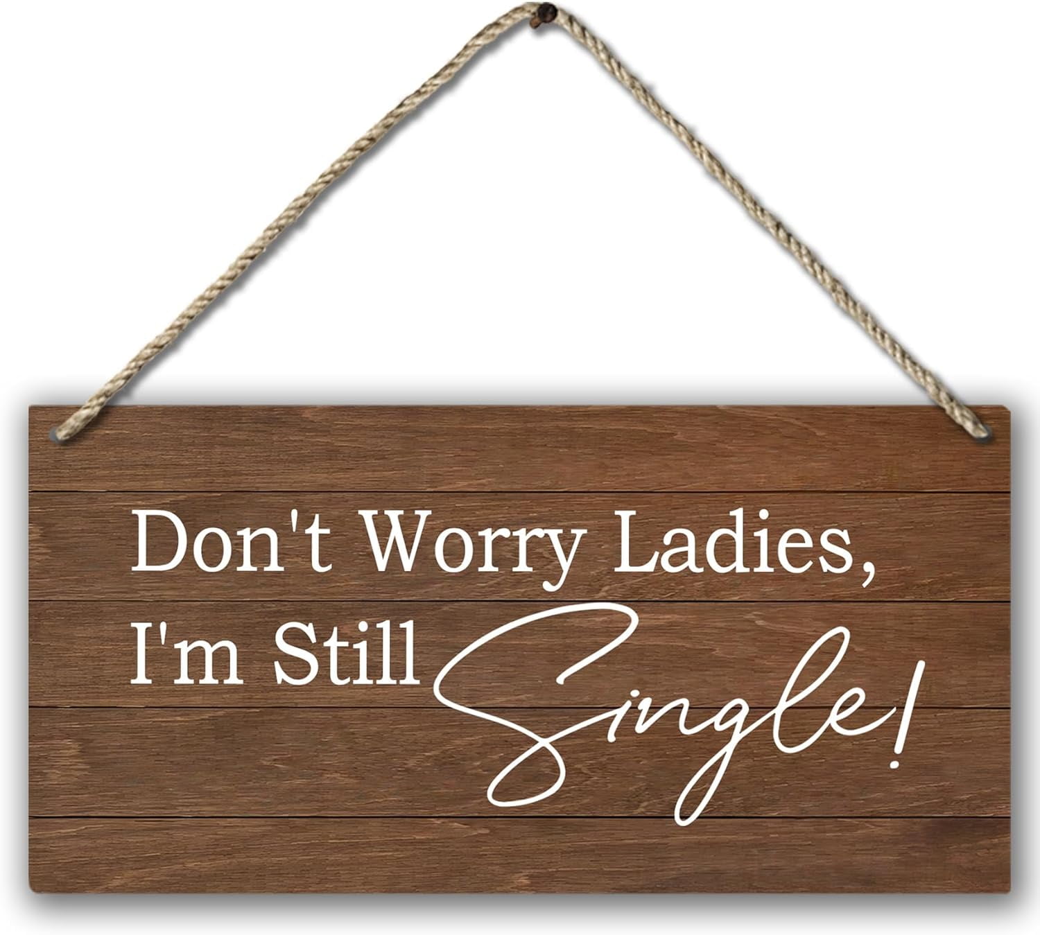 Wood Sign 5x10 Inch Wooden Decorative Sign Ring Bearer Don'T Worry ...