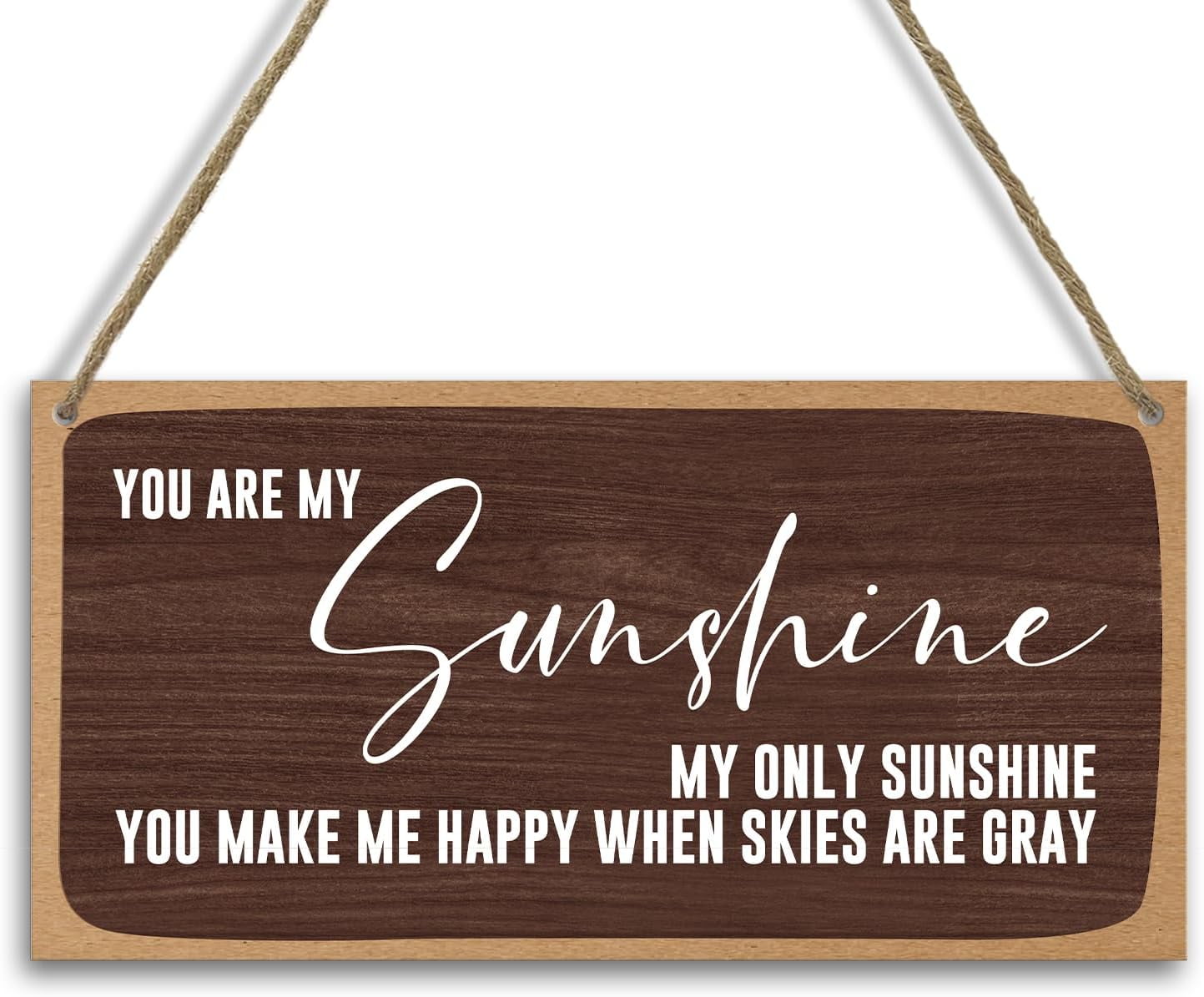 Wood Sign 5x10 Inch You Are My Sunshine Gifts You Are My Sunshine Wall ...