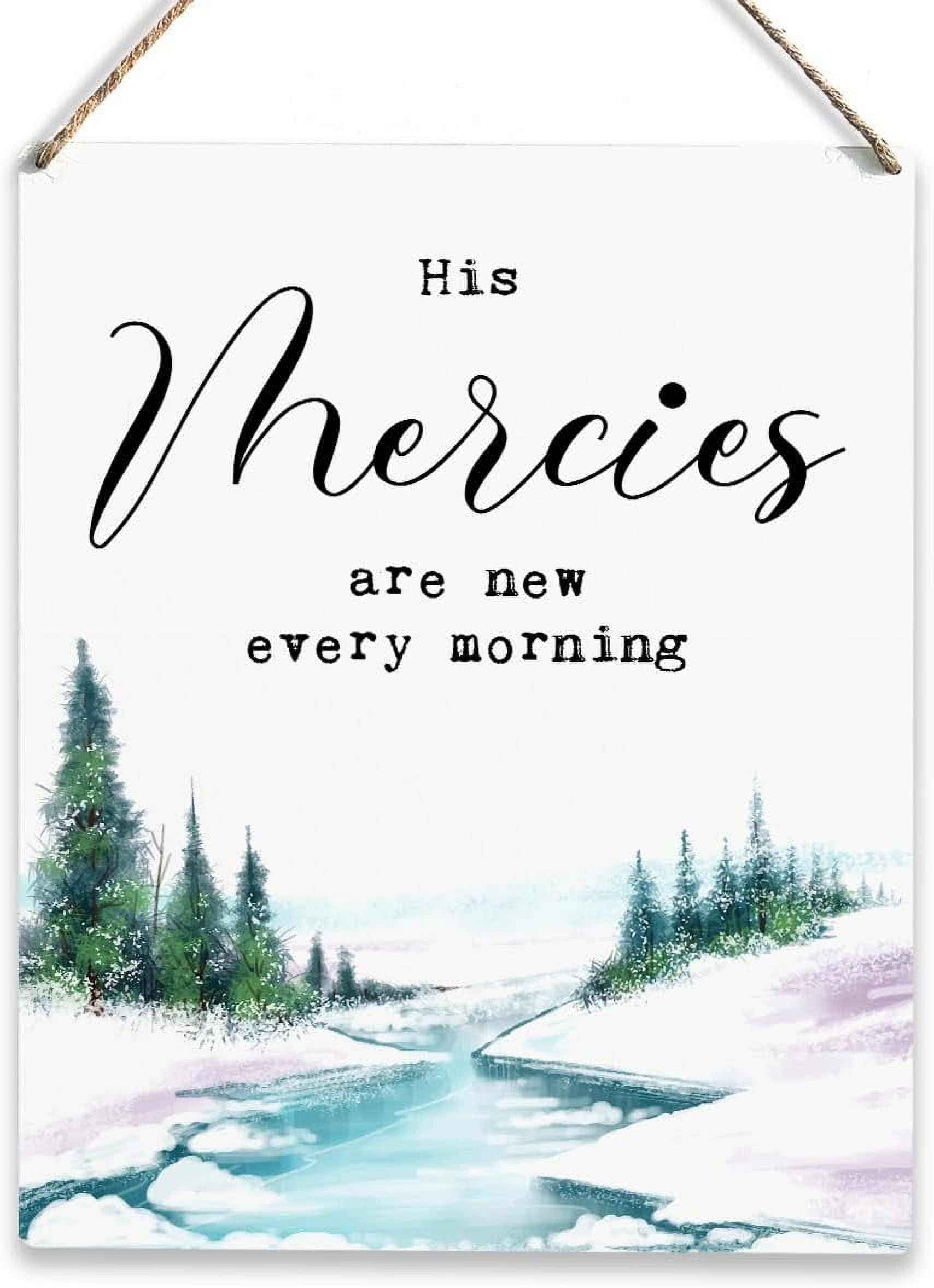 Wood Sign 8x12 Inch Christian Inspirational Quotes Wall Art Encouraging ...