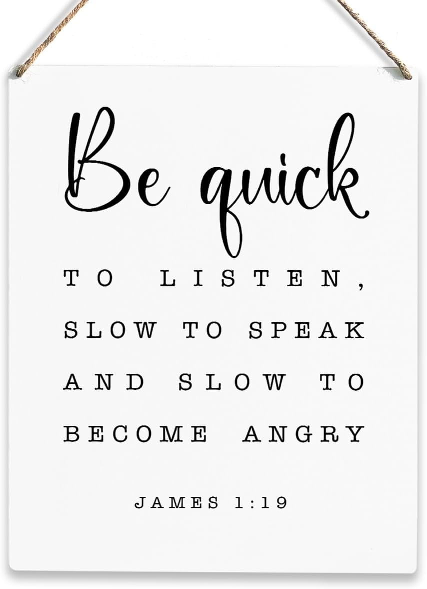 Wood Sign 8x12 Inch Christian Inspirational Quotes Wall Decor ...