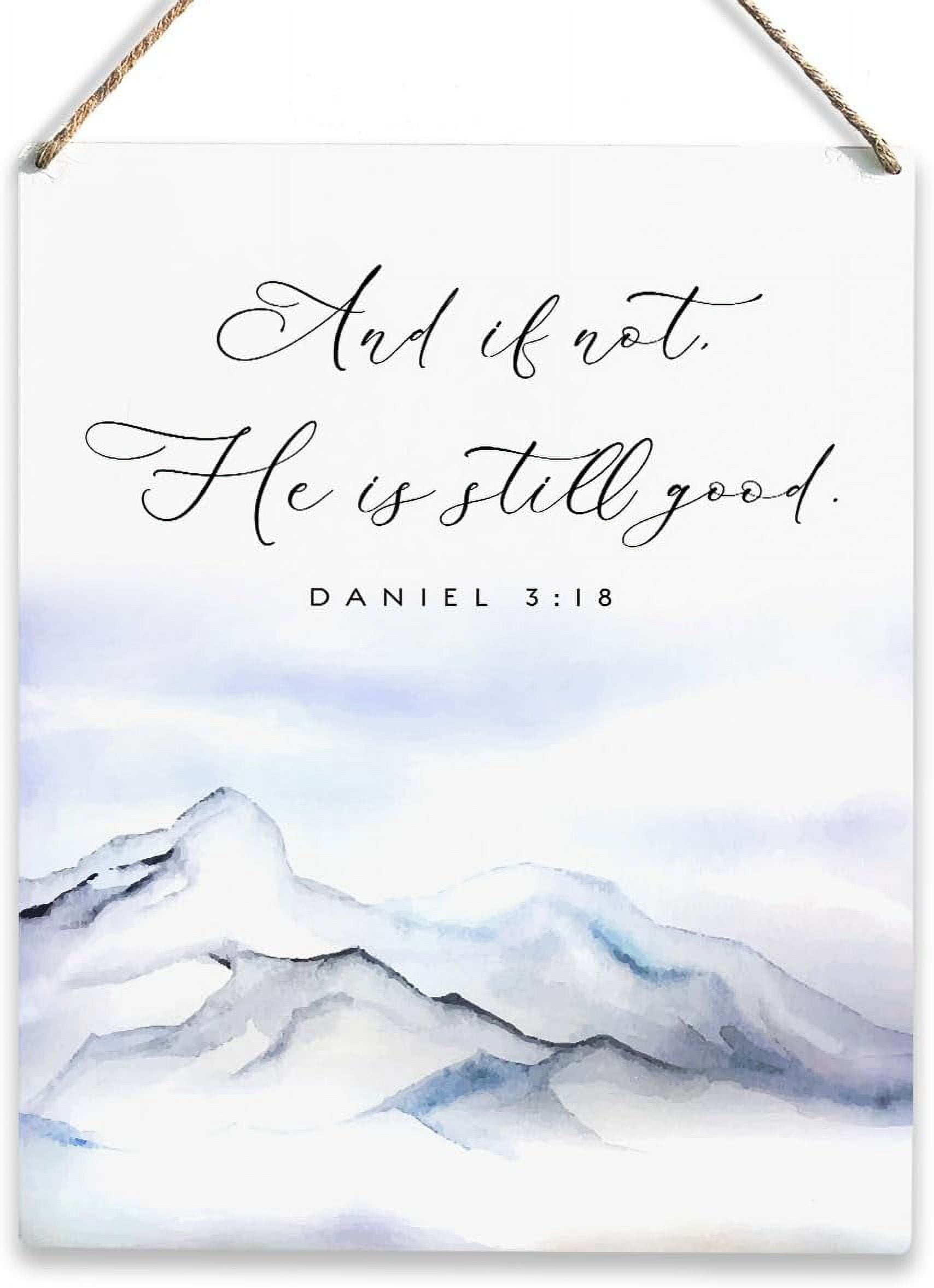 Wood Sign 8x12 Inch Christian Inspirational Quotes Wall Decor ...