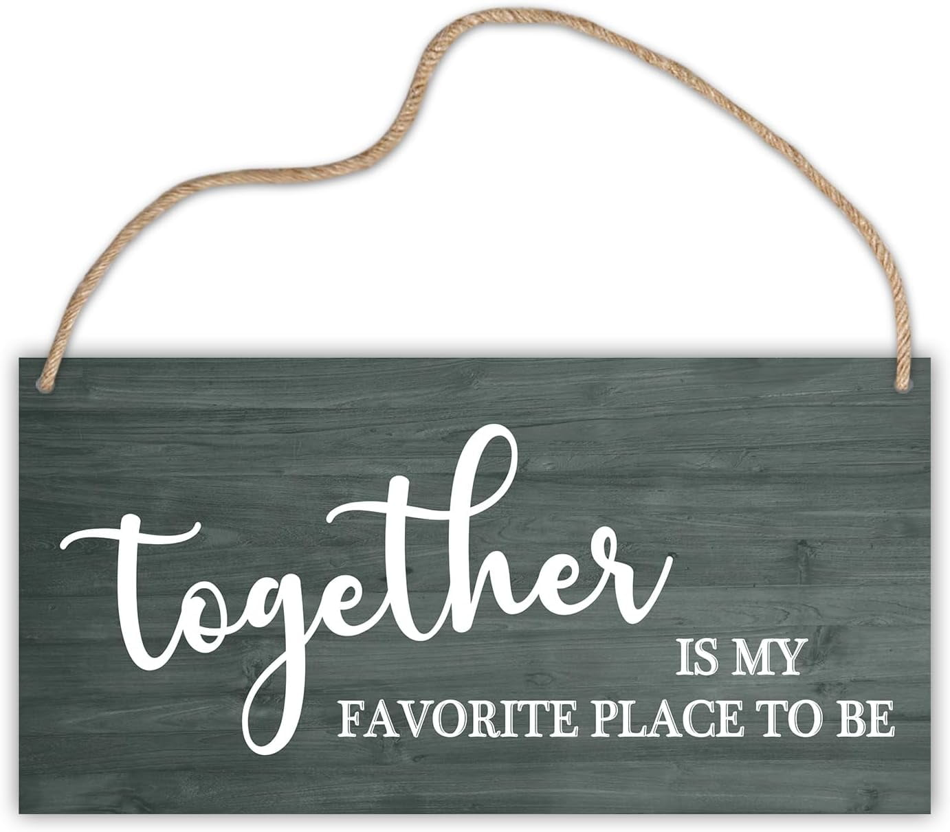 Wood Sign 6x12 Inch Family Sign Wooden Hanging Plaque Home Sign ...
