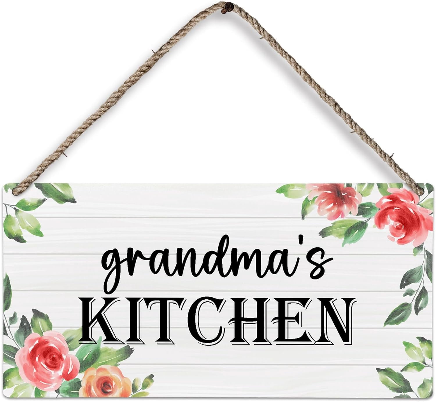 Wood Sign 6x12 Inch Grandma Kitchen Gifts Wood Plaque Sign Gifts For ...