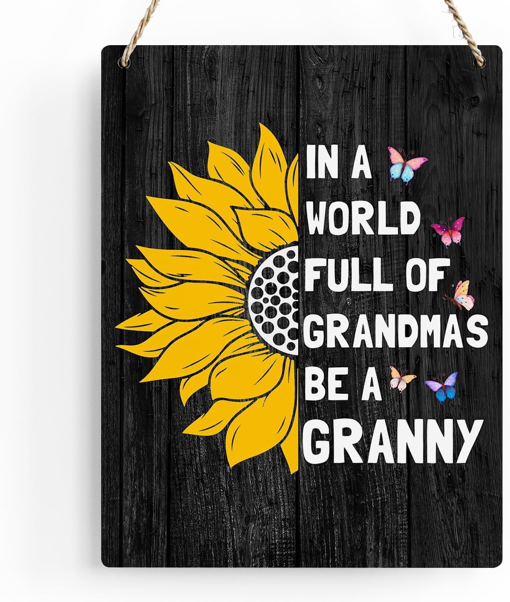 Wood Sign 8x12 Inch Granny Gifts Grandmother Gifts Great Grandma Gifts ...