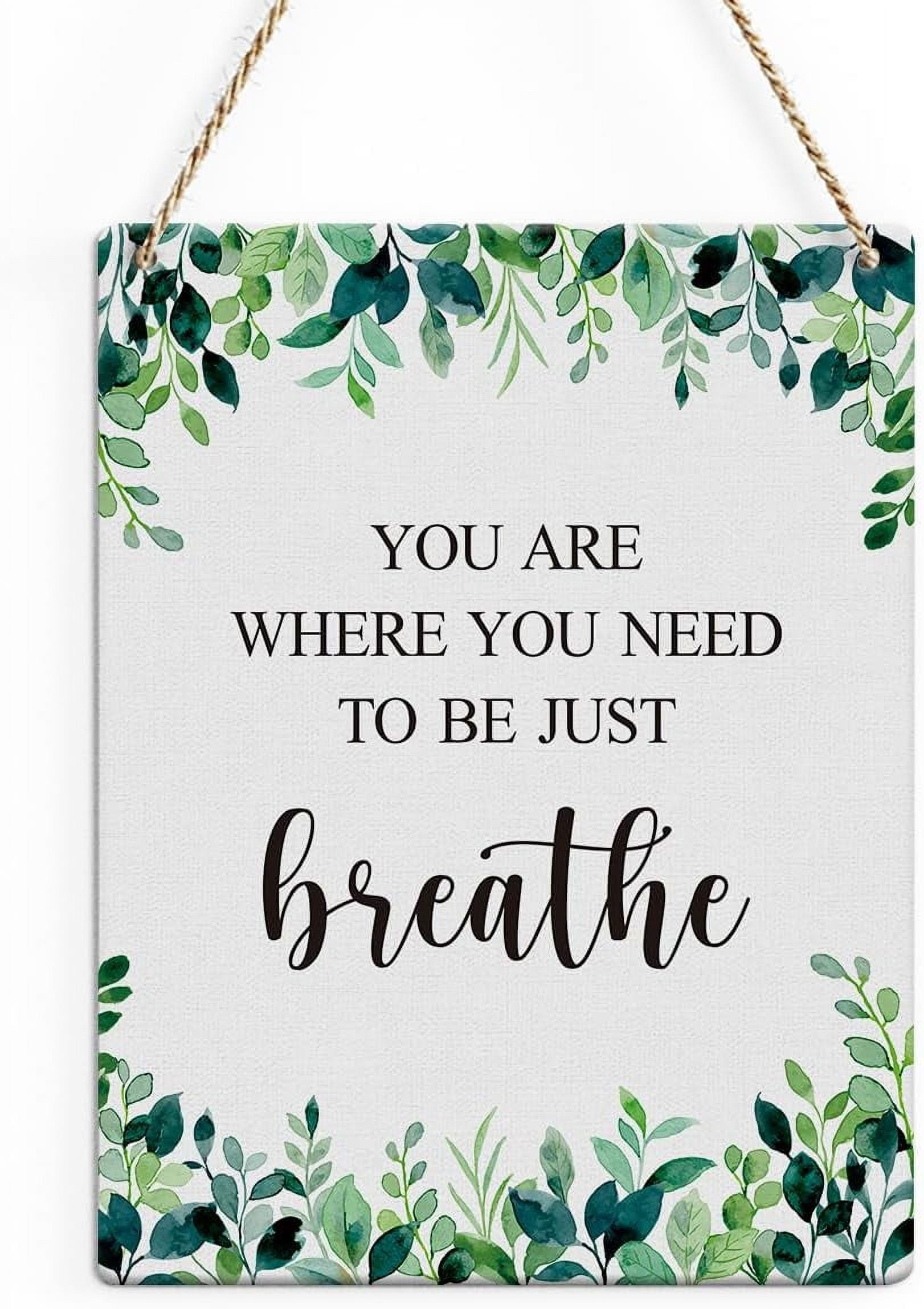 Wood Sign 8x12 Inch Inspirational Gifts Farmhouse Hanging Wall Decor ...