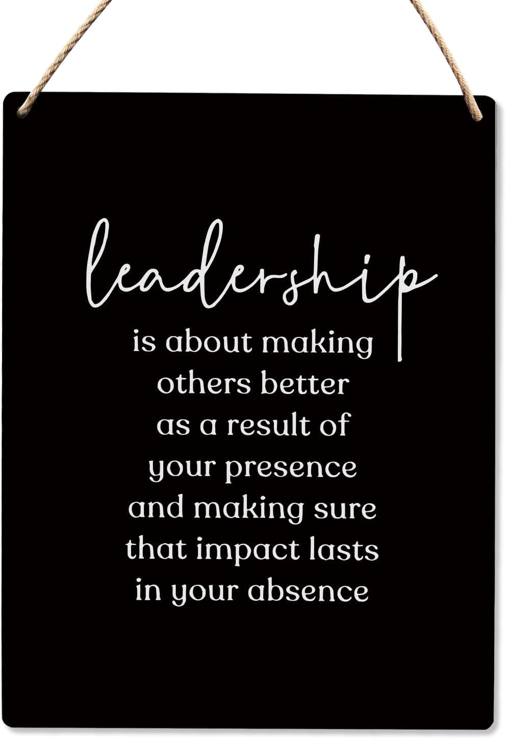 Wood Sign 8x12 Inch Inspirational Office Decor Office Motivational Wall ...