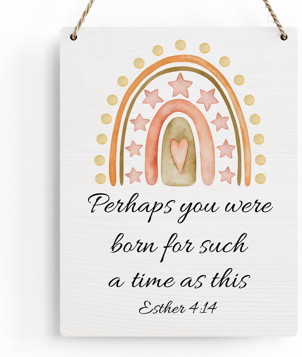 Wood Sign 8x12 Inch Inspirational Scripture Wall Art Bible Verses ...