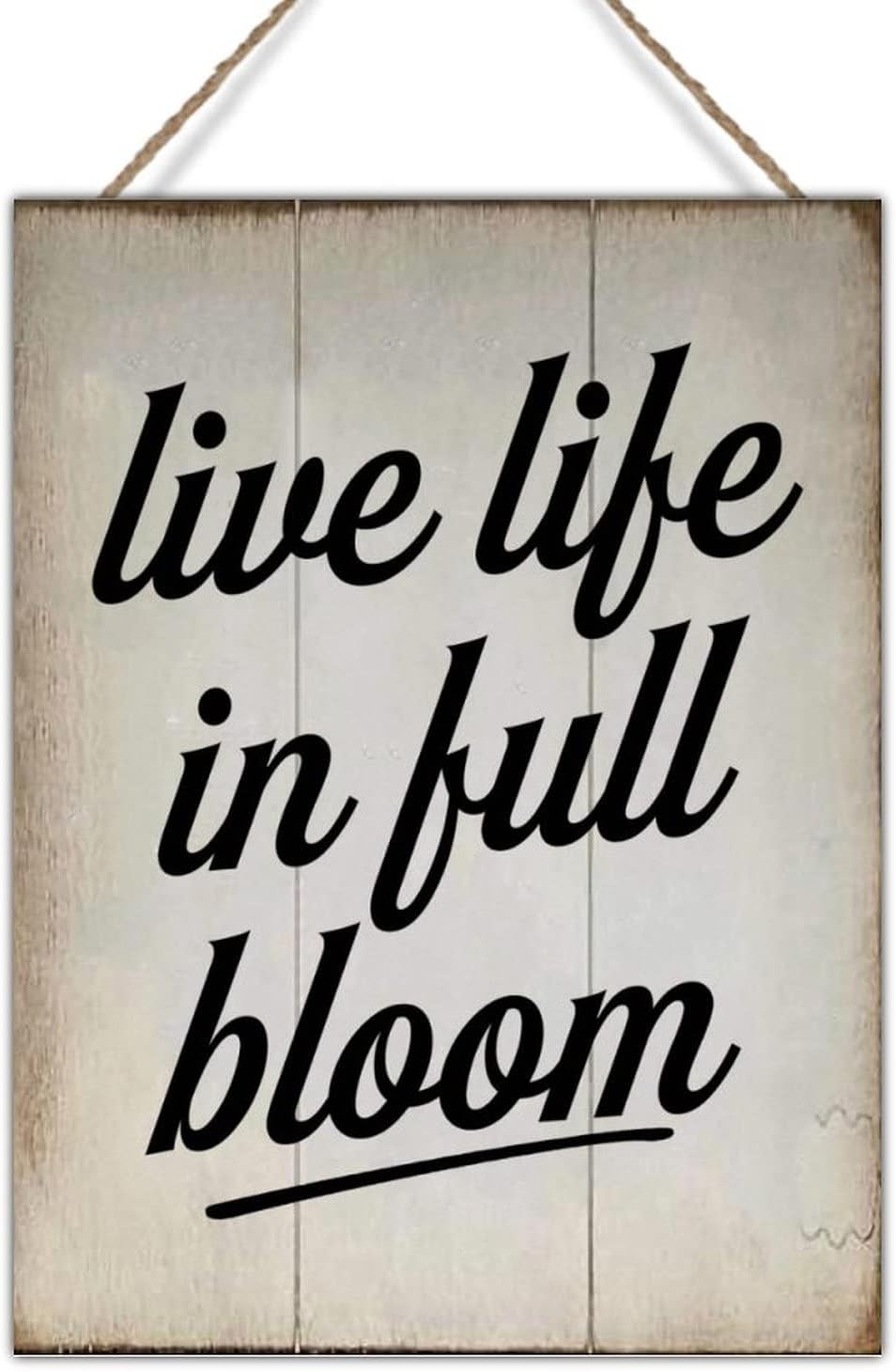 Wood Sign 8x12 Inch Rustic Wall Art Decor Sign Inspirational Quotes ...