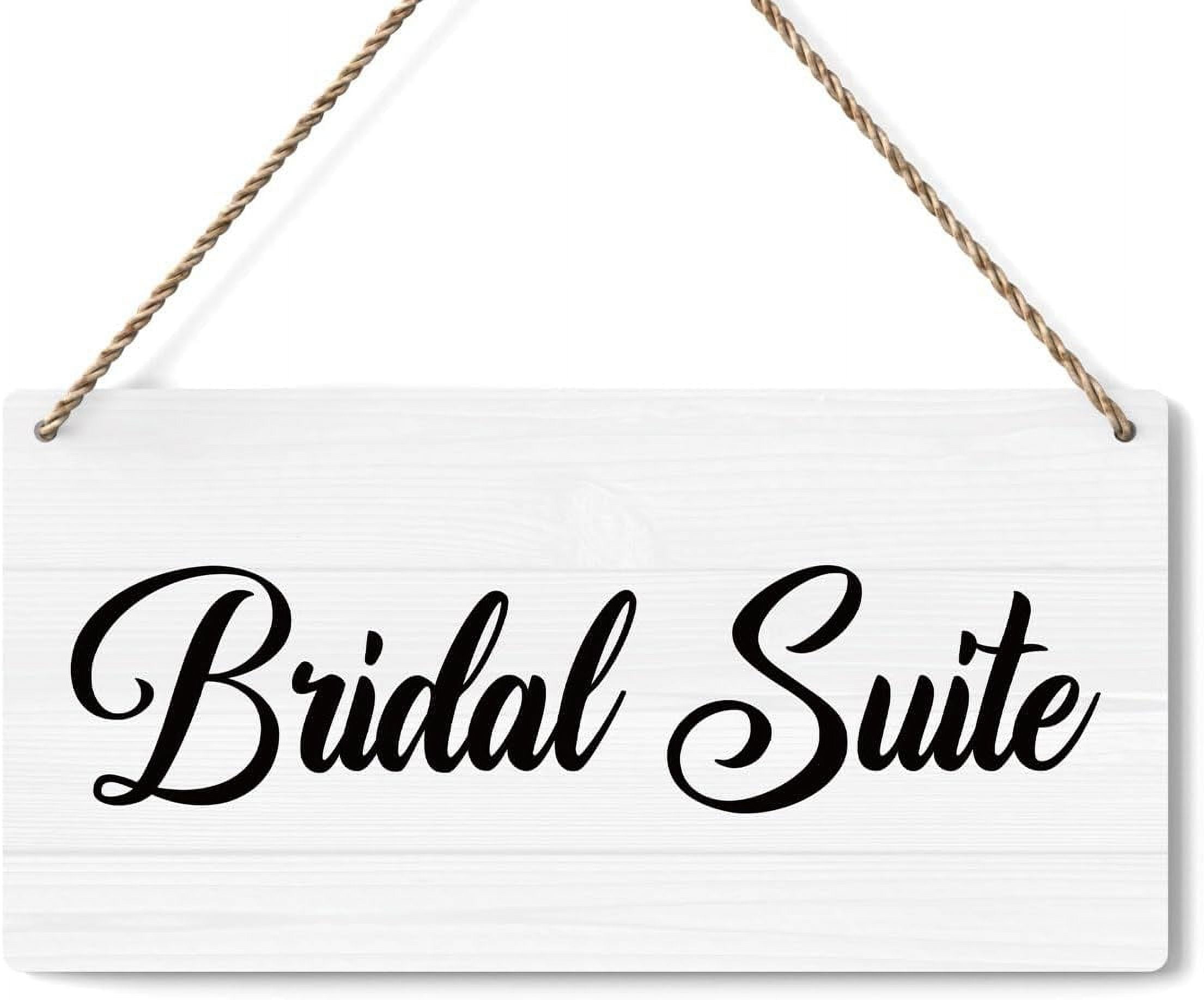 Wood Sign 6x12 Inch Rustic Wedding Bridal Suite Sign Wedding Decor ...
