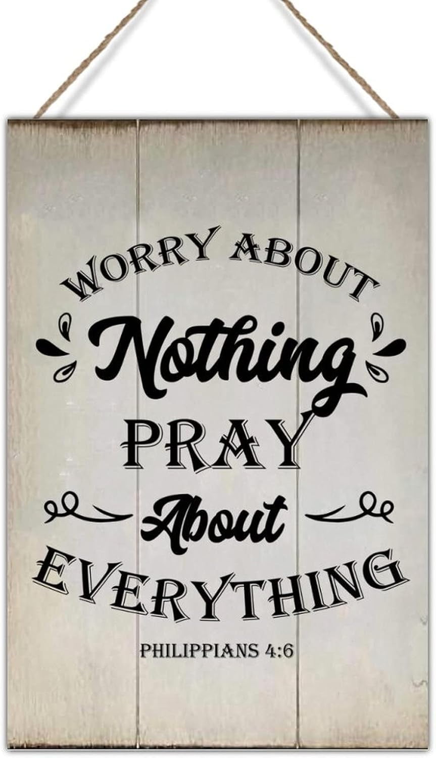 Wood Sign 8x12 Inch Rustic Wood Sign Plaque Motivational Quotes ...