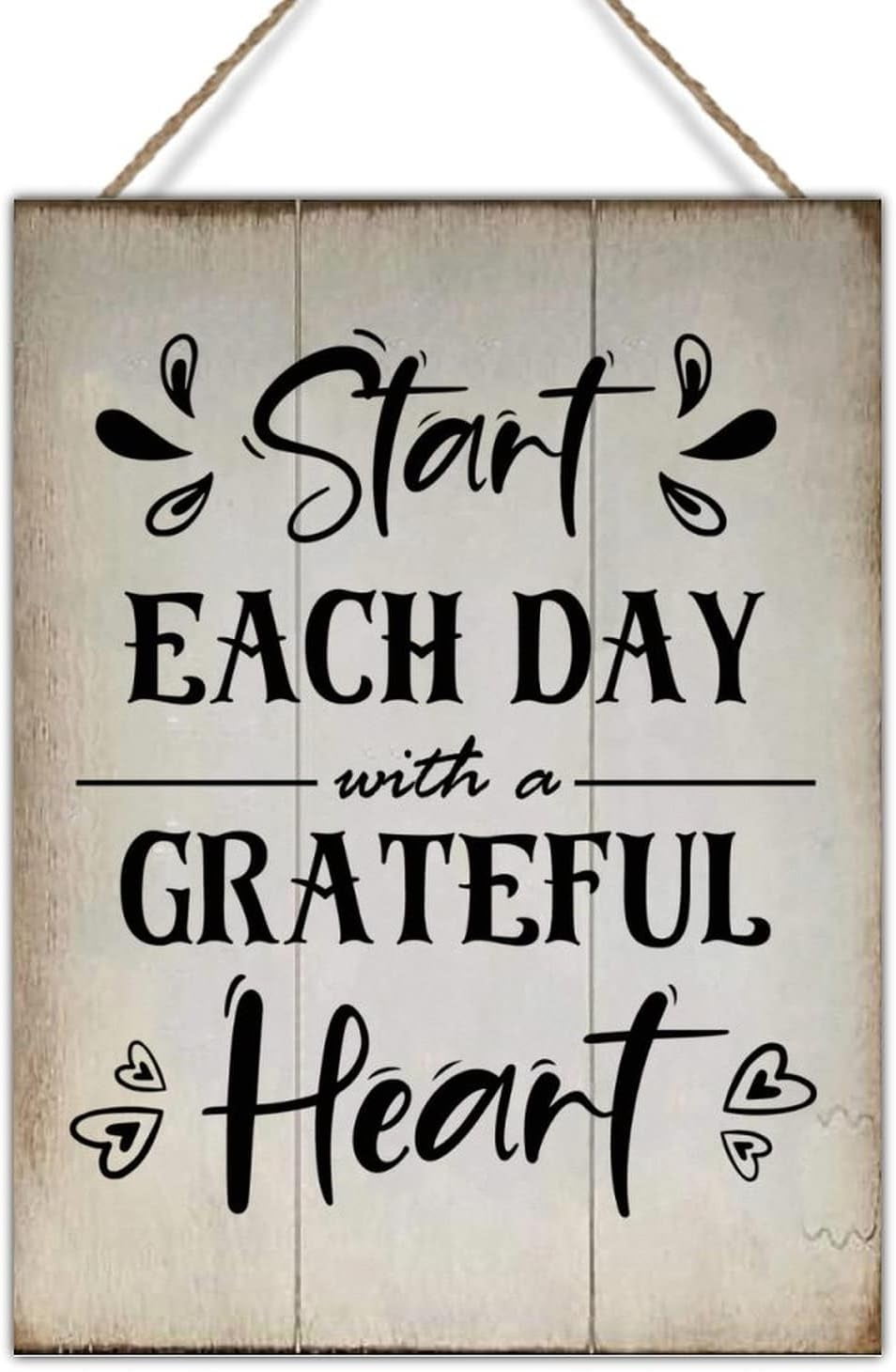 Wood Sign 8x12 Inch Rustic Wood Wall Art Sign Religious Christian Gift ...