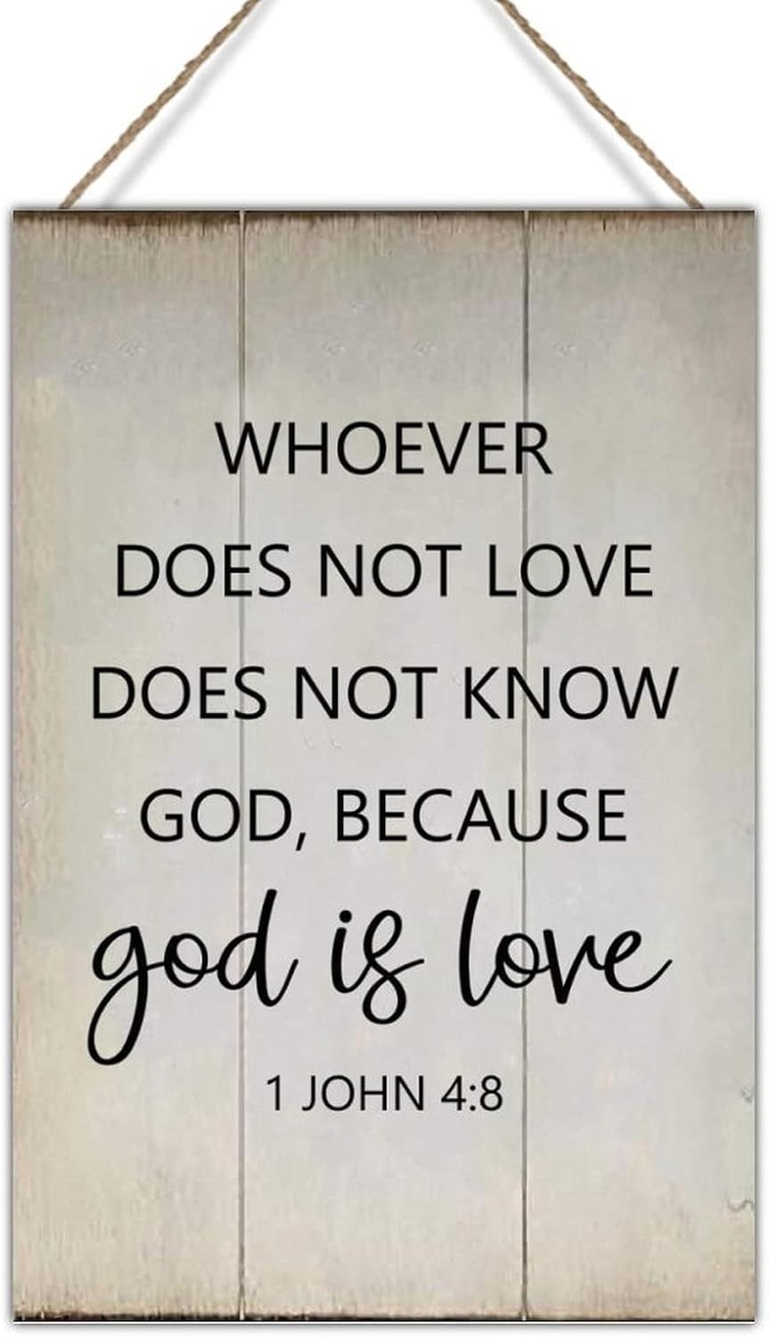 Wood Sign 8x12 Inch Rustic Wood Wall Decor Sign Motivational Quotes ...