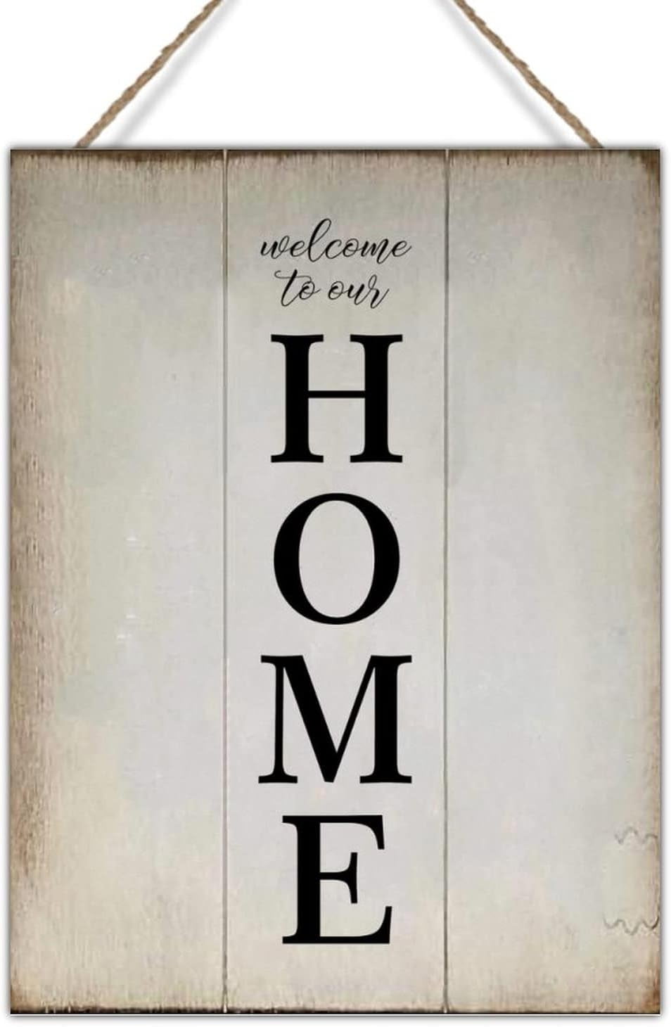 Wood Sign 8x12 Inch Wood Sign Wall Decor Welcome To Our Home Sign ...