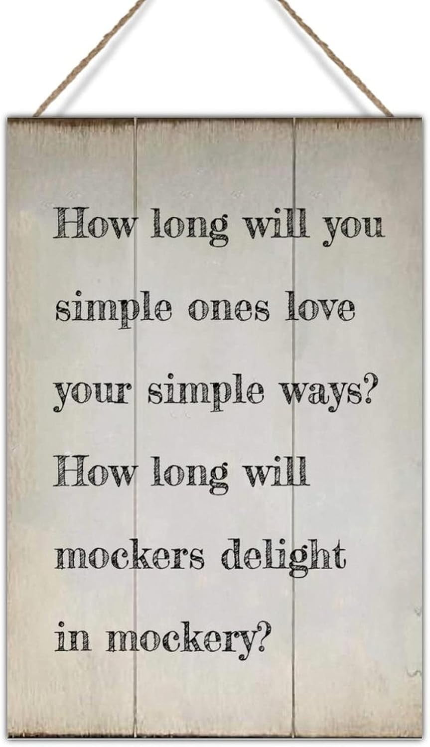 Wood Sign 8x12 Inch Wood Wall Art Plaque How Long Will Mockers Delight ...