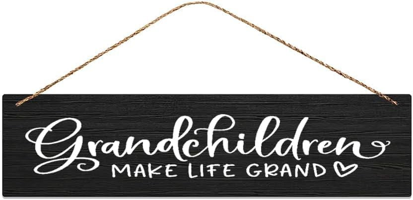Wood Sign Board Grandchildren Make Life Grand Digital Cutting File For ...