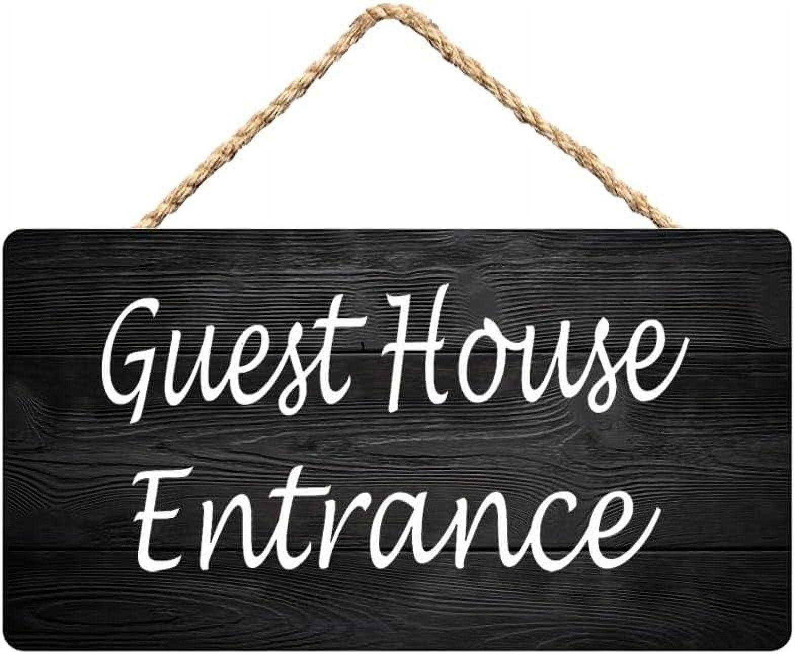 Wood Sign Crafts For House Funny - Rustic 12X18Inch Door Hanging ...