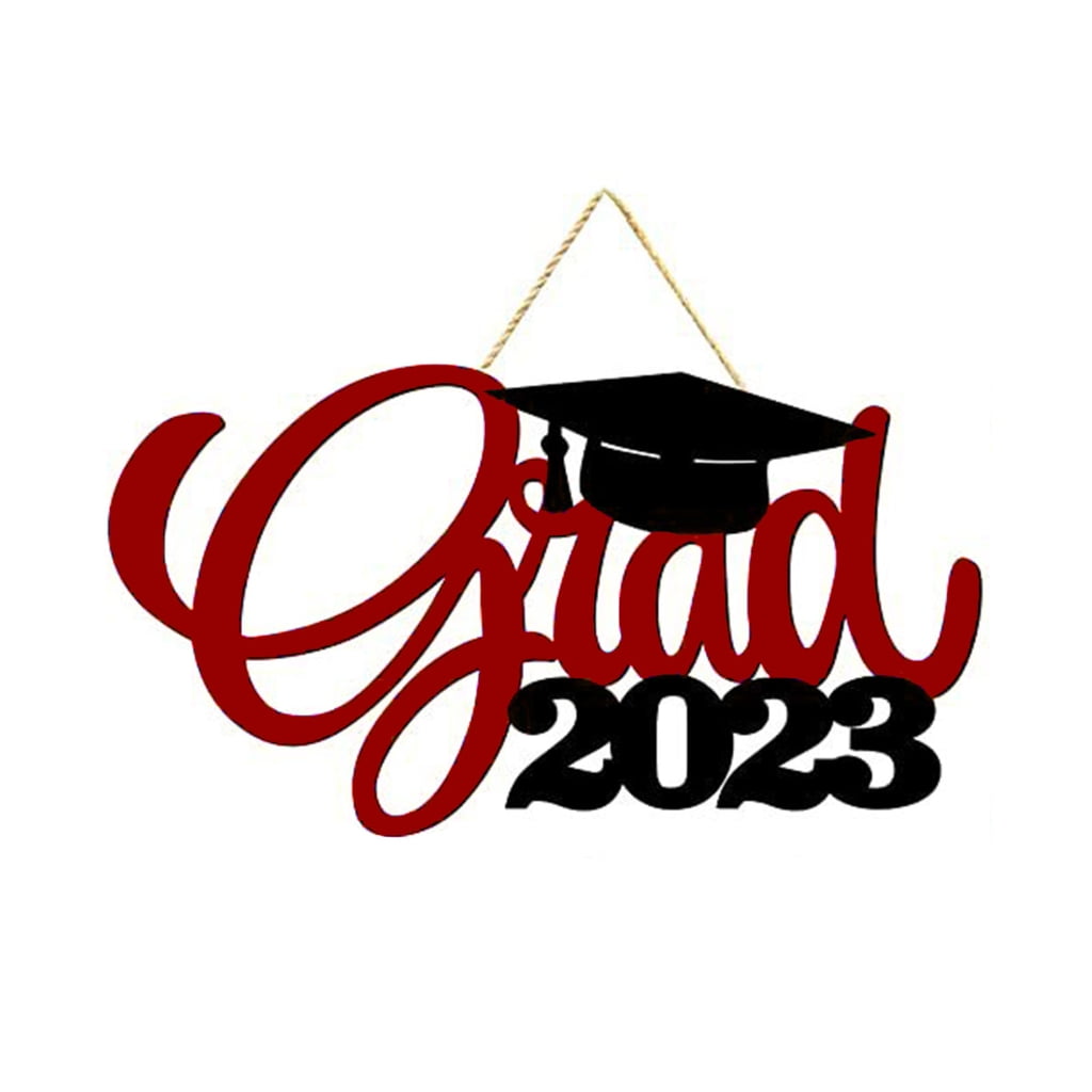 Wood Sign Decoration 2023 Senior Graduation Photo Booth Props 2023 Door ...