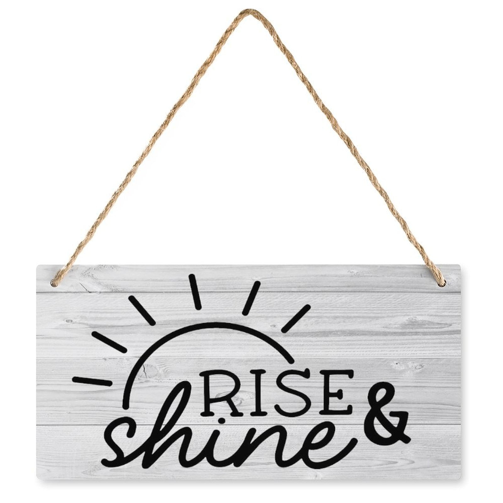Wood Sign Rise And Shine Decor Sign, Funny Home Signs Decor, Rustic ...