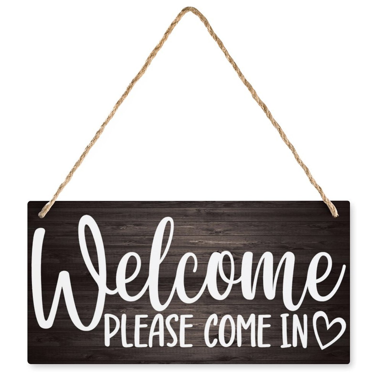 Wood Sign Welcome Please Come In Funny Wall Decoration Rustic Wood Sign ...