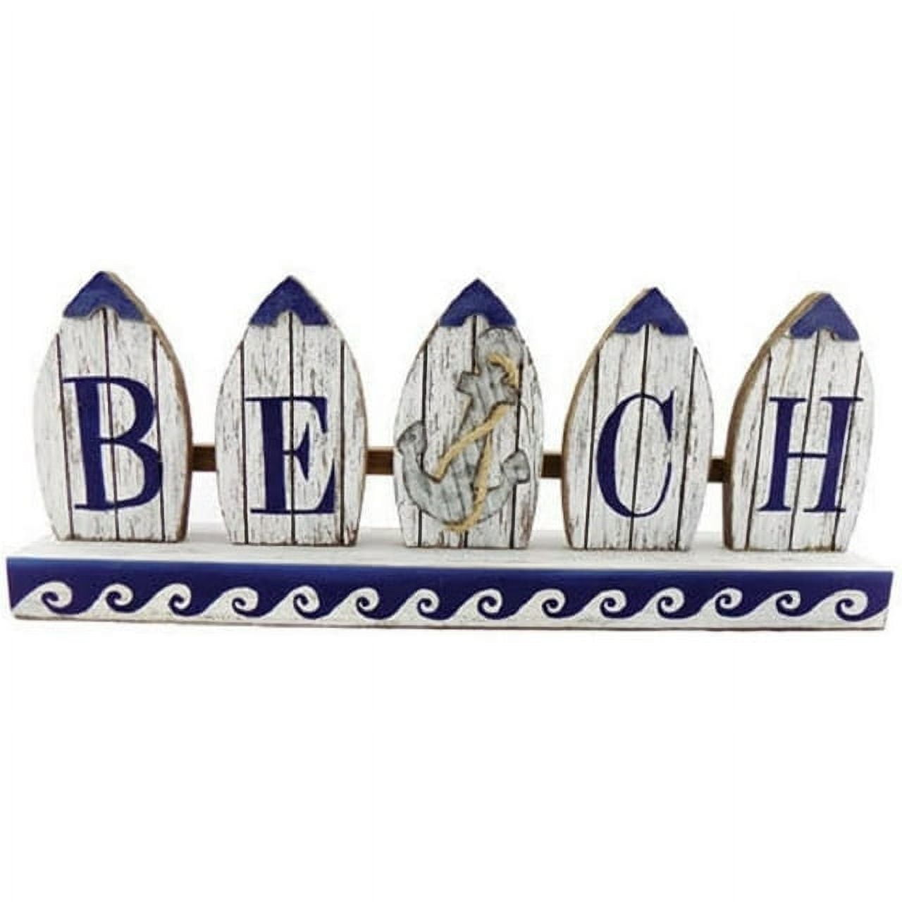 Wood Sign with 5 Rowboats for Letters and Wave Accent - Walmart.com