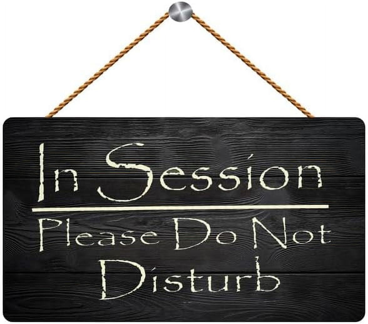 Wood Signs For Home Decor In Session Please Do Not Disturb Wood ...