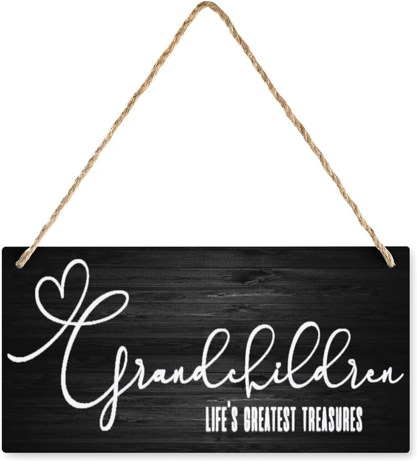 Wood Signs Home Decor Front Door Grandchildren Life'S Little Treasures ...
