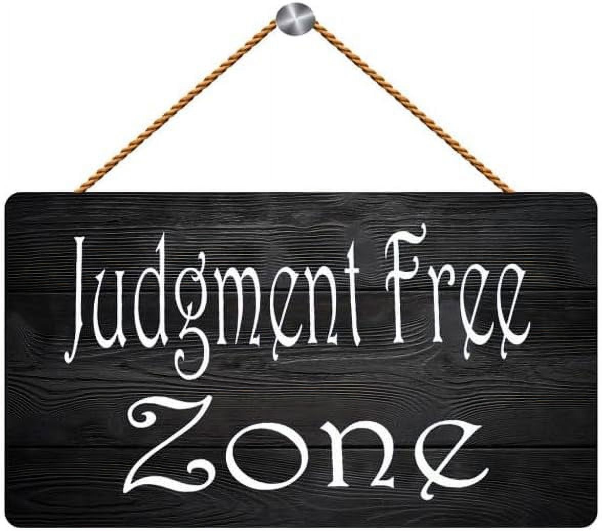 Wood Signs For Home Decor Judgment Free Zone Wood Sign Namaste Drama ...