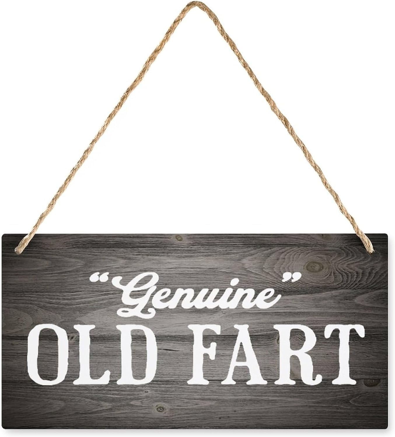 Wood Signs Home Decor Outside Genuine Old Fart Board Farmhouse Wall ...