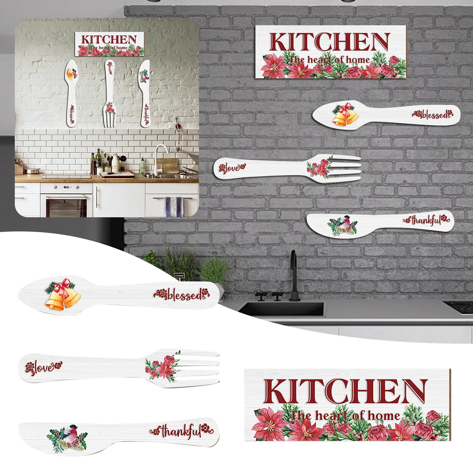 Wood Signs Scene Directions Wood Signs Pantry Kitchen Wall Pendant ...