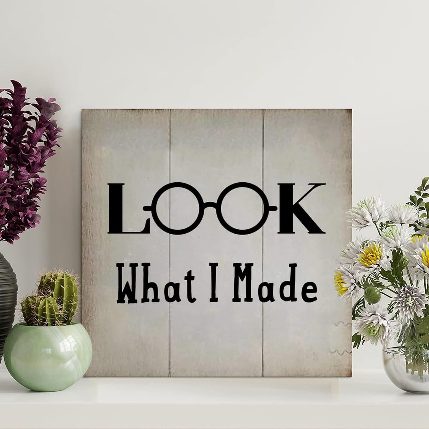 Wood Signs Vintage Wood Plaque Motivational Wall Decorations For Living ...