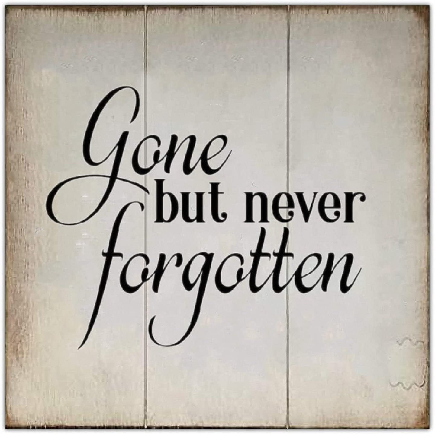 Wood Signs Wall Hanging Home Decoration Motivational Phrases Gone But ...