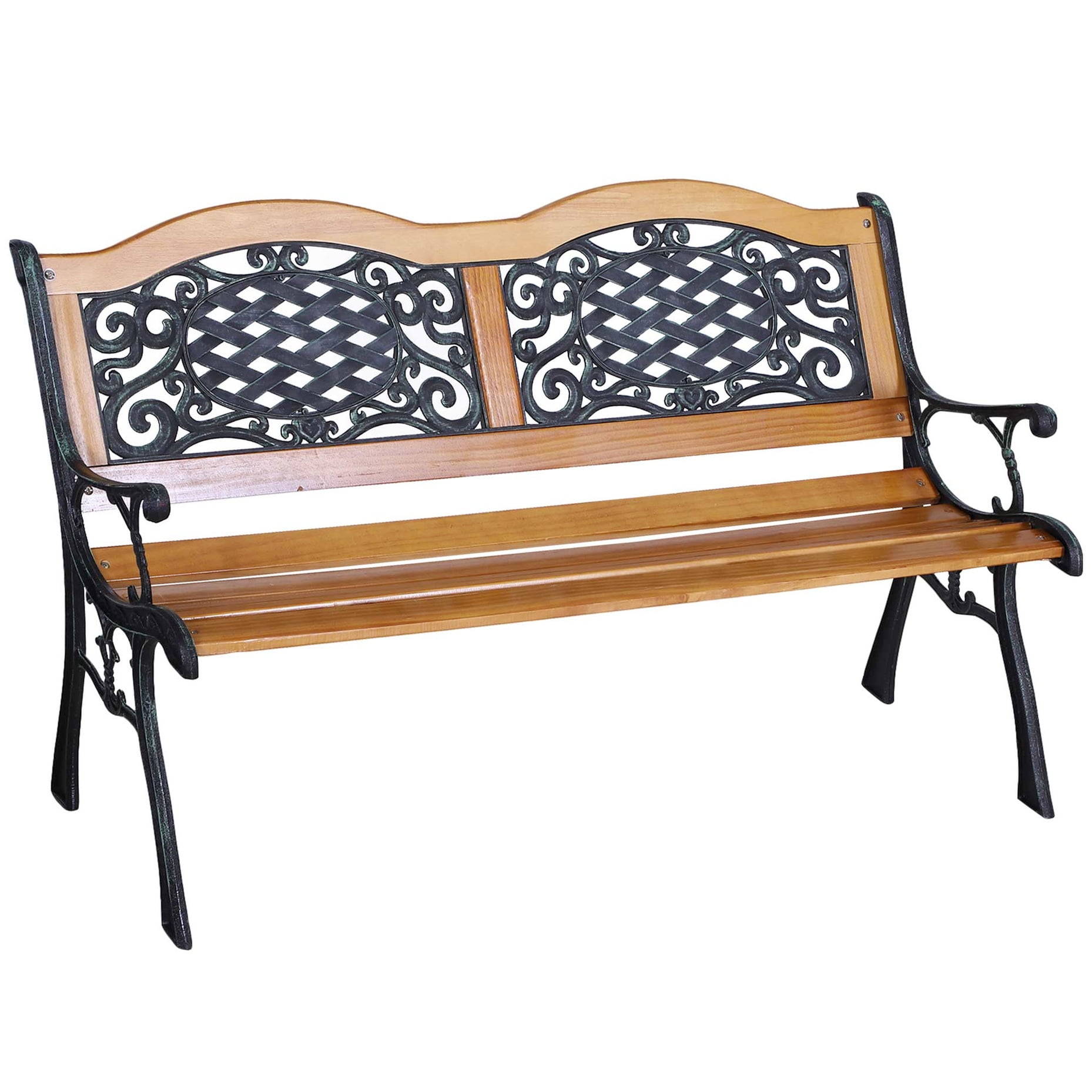 Wood Slat Breathability / Various Outdoor Spots / Metal Leg Support for ...
