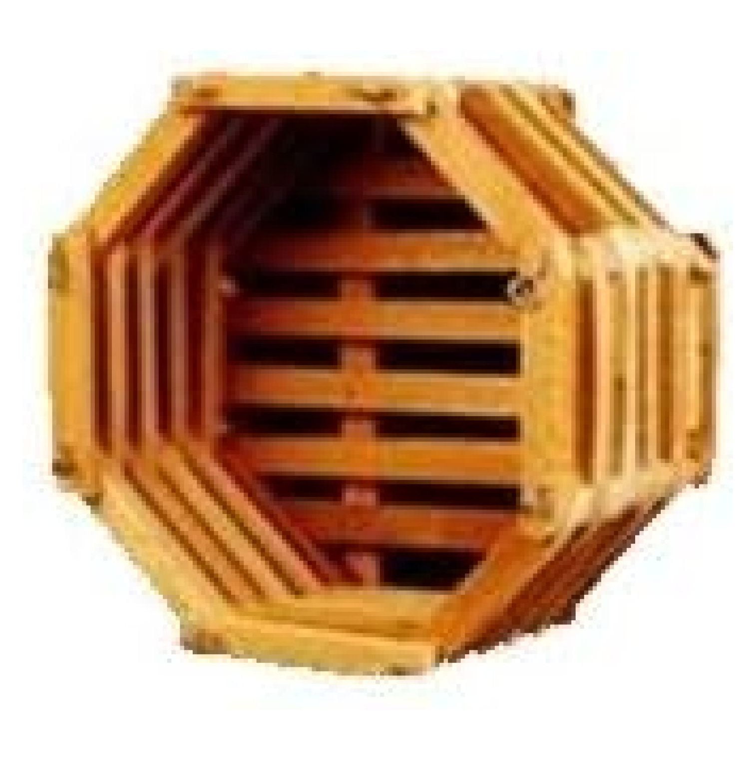 Wood Slat Vanda Orchid Basket. Cedar. 8 Inch Octagonal with 20 inch ...