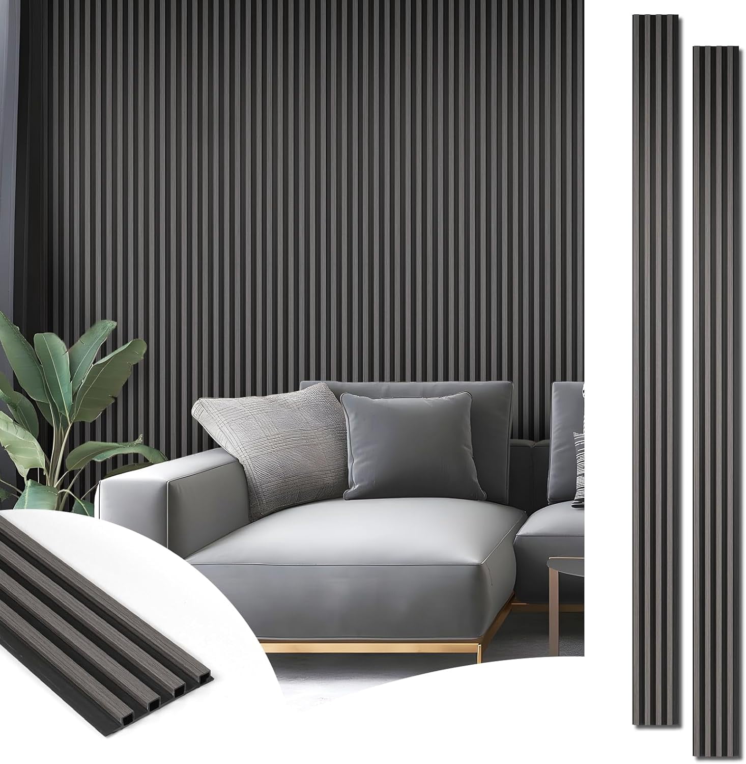 Wood Slat Wall Panel for Interior Décor Wood Fluted Acoustic Wall ...