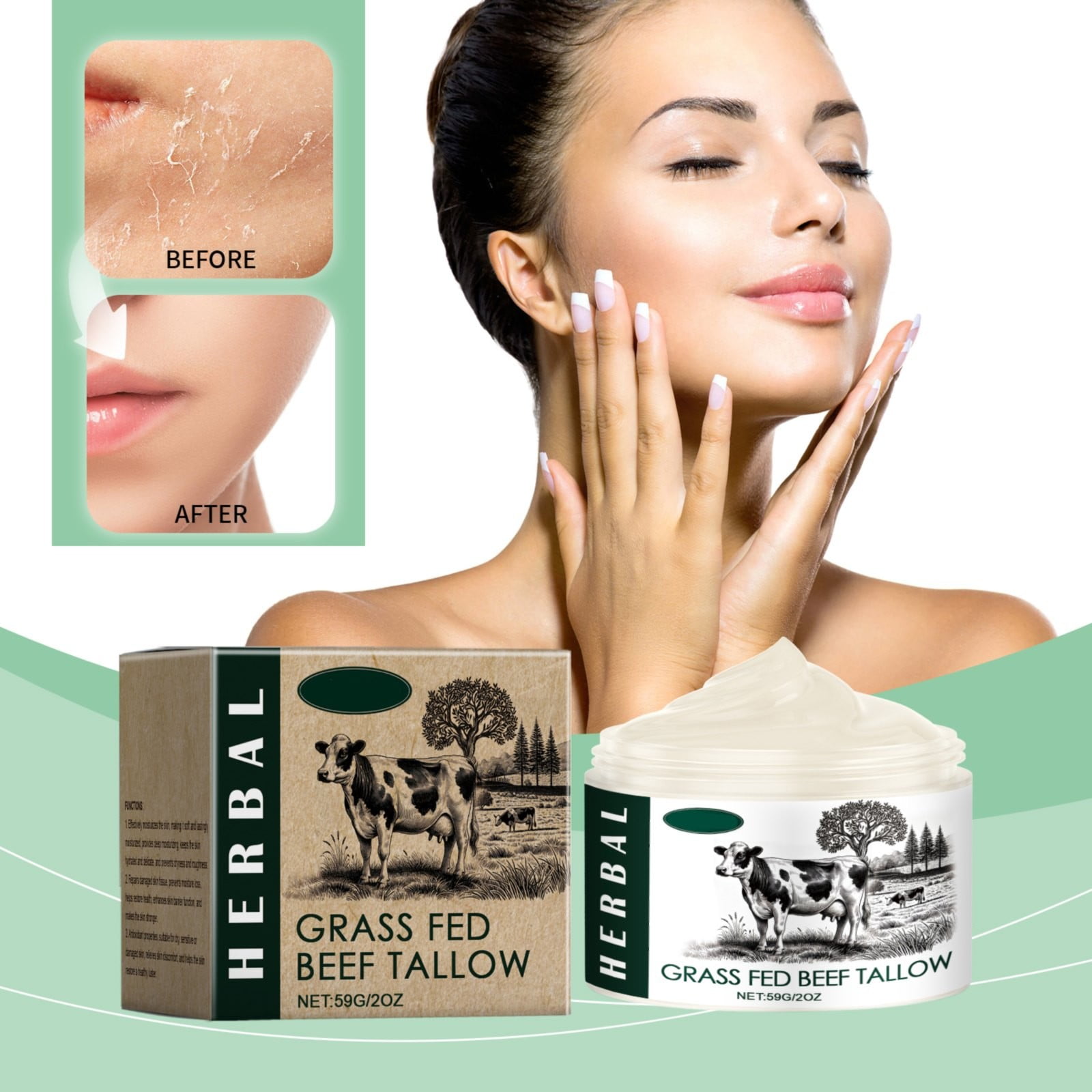 Wood Sleep Beef Tallow Beef Tallow for Skin Tallow Moisturizer ...