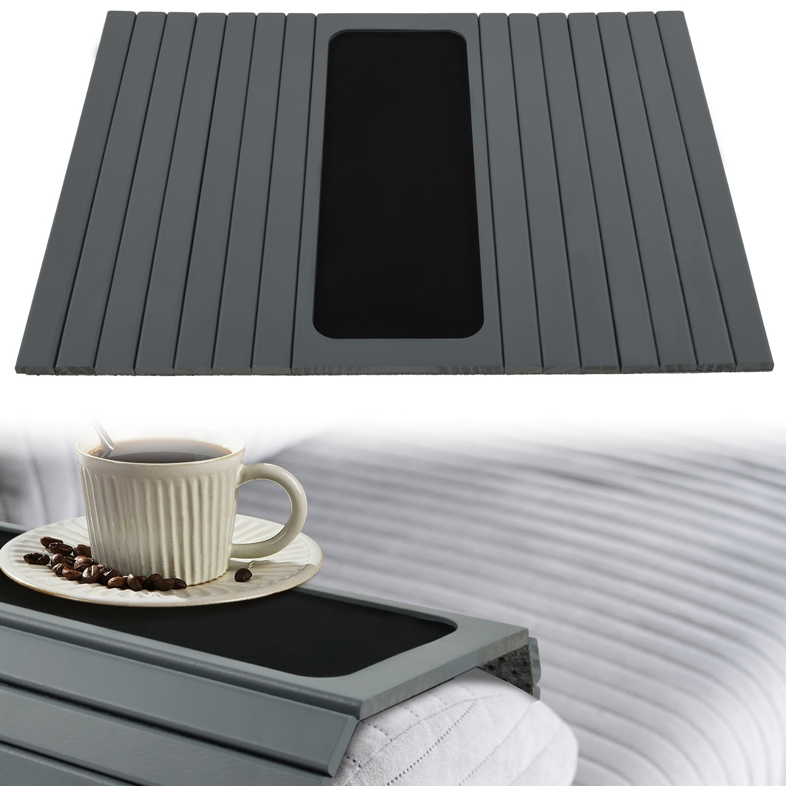 Wood Sofa Arm Tray Sofa Tray in Folding Design Sturdy and Robust Sofa ...