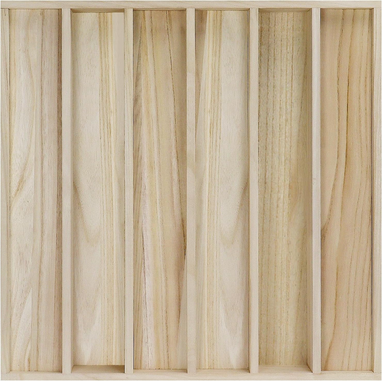 Wood Sound Diffuser - 24 X 24 X 2.8 Inches Thick Acoustic Diffusion ...